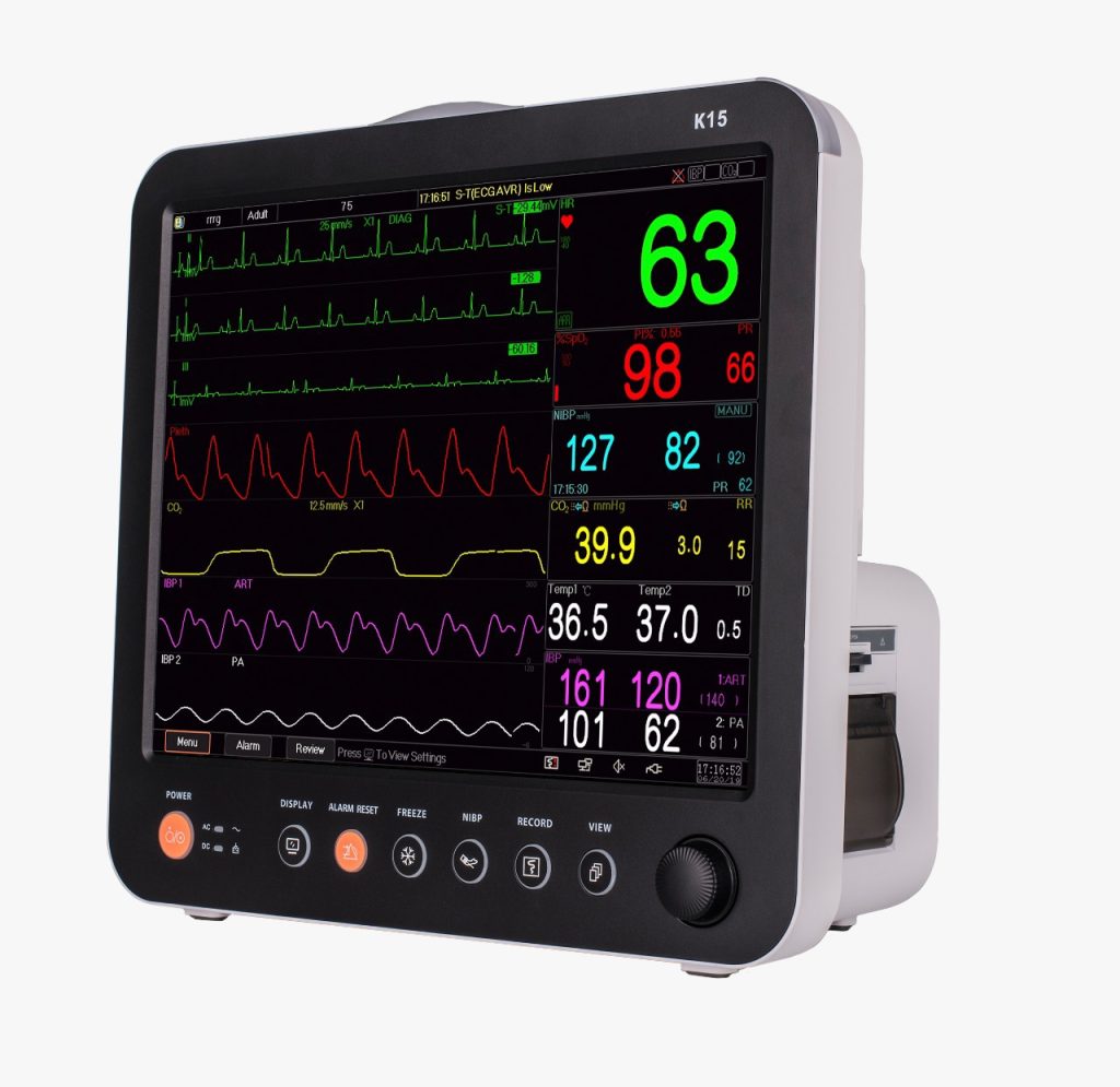 Monitor multiparamétrico K15 – MedMAX